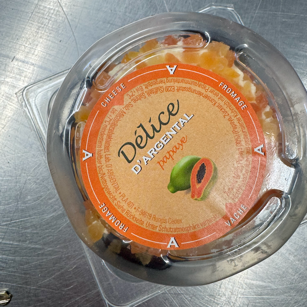 Papaya Brie | Lemon Bird Preserves + Wrightwood Cheese